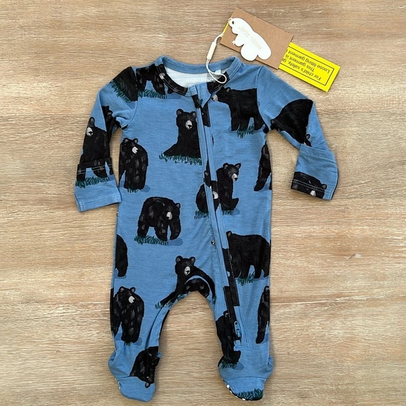 Angel Dear | One Pieces | Angel Dear Baby Boy Bamboo Footie Sleeper ...